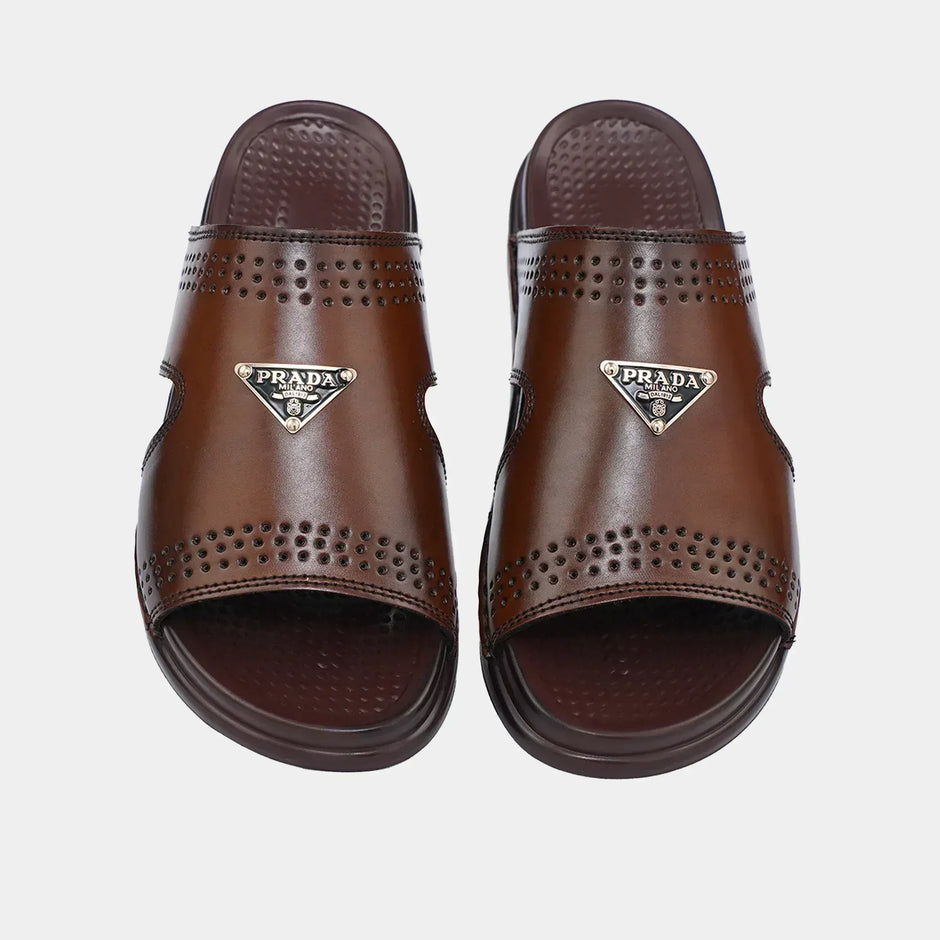 Top High Quailty Cow Leather Slippers In Pakistan | Shop Now – The ...